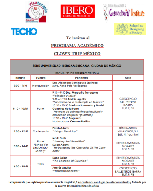 Programa Académico Clown Trip :: IBERO Prácticas Psicología